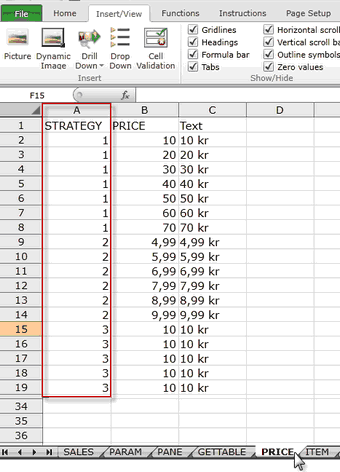 Dependent Drop Down – Bizview v22