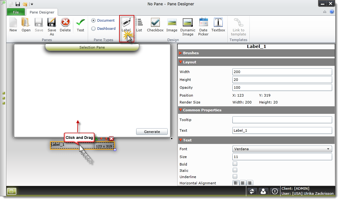 Label – Bizview v22