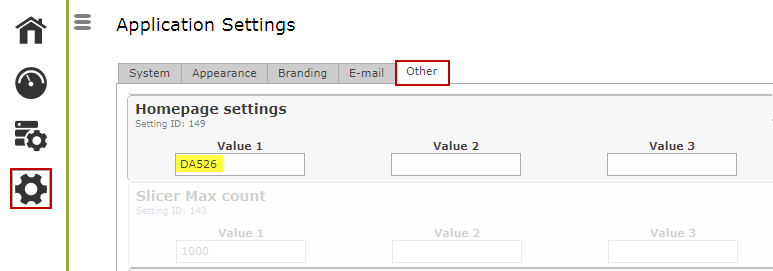 Homepage Dashboard – Bizview v22