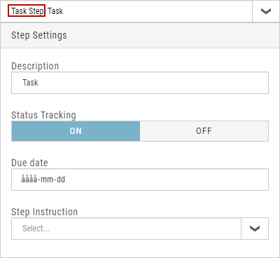 Step Settings – Bizview v22