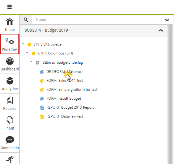 Workflow – Bizview v22