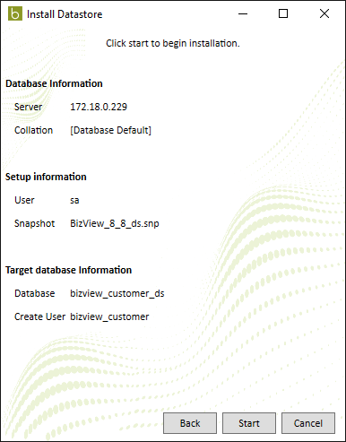 Snapshot File – Bizview v22