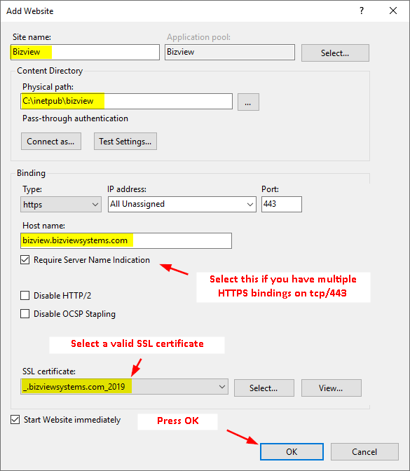 Multitenancy – Bizview v22